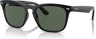 Ray-Ban Steve Sonnenbrillen Schwarz Fassung Gr&uuml;n Glas 54-18