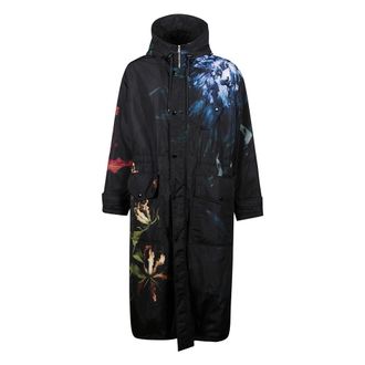 Dries Van Noten Parka mit Blumenmuster - - Coats - Herren - Mehrfarbig - L