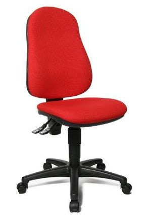 Topstar Topstar Point 60, Bürostuhl, Schreibtischstuhl, Stoff, rot, 54 x 47 x 109 cm