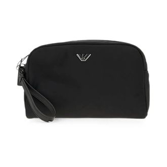 Emporio Armani Classic Pouch - - Bags - Herren - Schwarzk - ONE SIZE