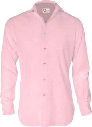 Saint Barth Homme, Chemises, Rose, Taille: M Pamplona Linen Shirt