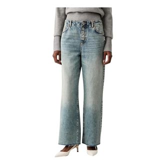 Patrizia Pepe Jean large - Femme - Jeans - Bleu - Taille: W29