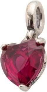 Pandora Broken Heart Mini Dangle Charm - - Accessories - Damen - Rot - ONE SIZE