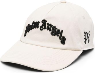 Palm Angels casquette Curved Logo - Blanc