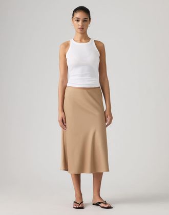 Levi's Ariel - Amphora-Schlupfrock in Neutral in Midil&auml;nge