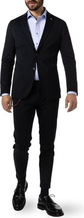 CG - Club of Gents Herren Anzug blau Slim Fit