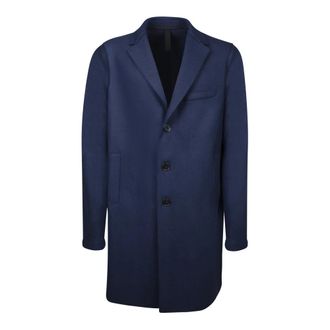 Harris Wharf London C9101 MPS 358 Mantel - - Coats - Herren - Blau - 2XL