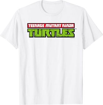 Teenage Mutant Ninja Turtles TMNT Teenage Mutant Ninja Turtles klassisches Cartoon-Logo im Retro-Look T-Shirt