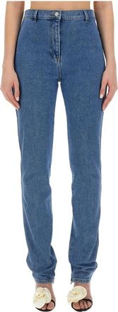 Magda Butrym Femme, Jeans, Bleu, Taille: 40 FR Jeans slim