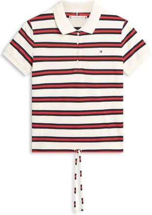 Tommy Hilfiger Damen Poloshirt aus Bio-Bauwollmix