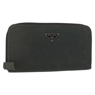 Prada Portefeuille Vintage Pre-owned - Femme - Pre-owned - Vert - Taille: ONE Size