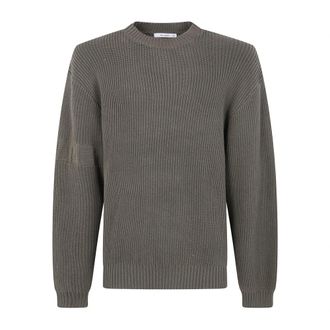 Daily Paper Clothing Gestrickter Rundhalspullover - - Knitwear - Herren - Gr&uuml;n - L