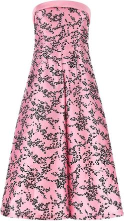 Alberta Ferretti Knielanges Kleid - Bunt