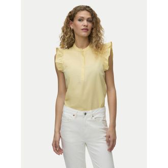 Vero Moda Bluse Selma 10345667 Hellgelb Regular Fit