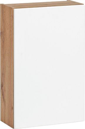 Held H&auml;ngeschrank Held M&ouml;bel Kopenhagen, Wei&szlig;, Eiche, Holzwerkstoff, 40x64x20 cm, Made in Germany, h&auml;ngend, Badezimmer, Badezimmerschr&auml;nke, H&auml;ngeschr&auml;nke