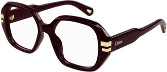 Chlo&eacute; Femme, Accessoires, Rouge, Taille: 53 MM Ch0266O 004 Optical Frame