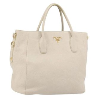Prada Pre-owned Vintage Tote Bag - - Pre-owned - Damen - Beige - ONE SIZE