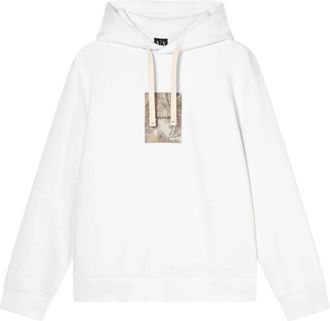 A|X Armani Exchange Homme, Sweatshirts et sweats &agrave; capuche, Blanc, Taille: XS SweaT-shirt &agrave; capuche