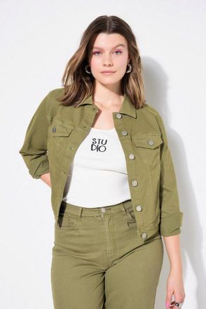 STUDIO UNTOLD Kurzjacke Jeansjacke Regular Shape Twill 4 Taschen
