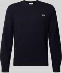 Lacoste Regular Fit Pullover aus reiner Wolle