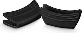 LE CREUSET Le Creuset 2er-Set Griffschutz aus Silikon, Anpassungsf&auml;hig, Hitzebest&auml;ndig bis 250&deg;C, Schwarz gl&auml;nzend, 93010300140000