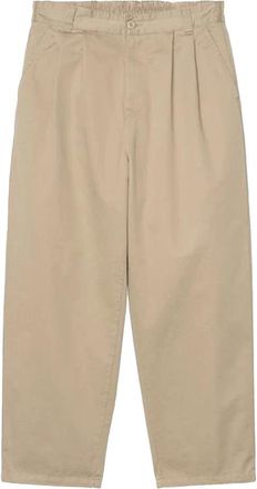 Carhartt Work in Progress Homme, Pantalons, Beige, Taille: XS Marv Leaf Cotton Pants
