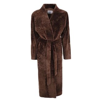 Arma Belted Coats - - Coats - Damen - Braun - 2XS