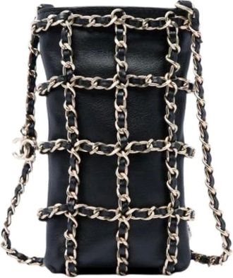 Chanel Sac bandouli&egrave;re mini doccasion - Femme - Pre-owned - Noir - Taille: ONE Size