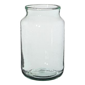 Mica Mica Decorations Vienne Vase - H30 x &Oslash;18 cm - recyceltes Glass - transparant