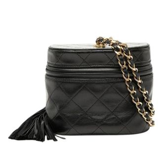 Chanel Sac Vanity Pre-owned - Femme - Pre-owned - Noir - Taille: ONE Size