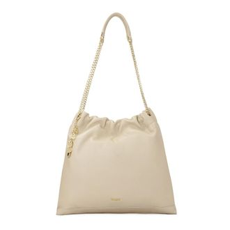 Kazar Cremefarbene Tasche mit Ketten - - Bags - Damen - Beige - ONE SIZE