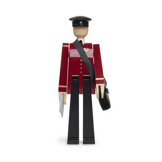 Kay Bojesen Postbote Figuren 20 cm Holzfiguren Originaldesign, schwarz