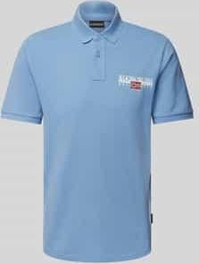 Napapijri Slim Fit Poloshirt mit Label-Print Modell AYLMER
