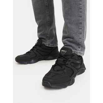 Guess Sneakers Guess FMFCAR ELL12 Schwarz