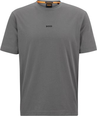 HUGO BOSS Tchup T-Shirt f&uuml;r Herren, &Uuml;bergro&szlig; (Dunkelgrau)