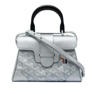 Goyard Sac &agrave; main Mini Saigon Pre-owned - Femme - Pre-owned - Gris - Taille: ONE Size