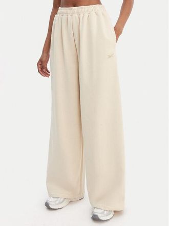 Reebok Jogginghose Reebok x Ewa Chodakowska RK25624CCW Beige Wide Leg
