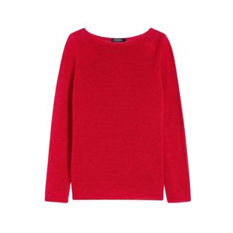 Max Mara Femme, Pulls, Rouge, Taille: 38 FR Giolino Pull en Lin