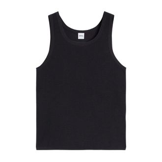 Aspesi &Auml;rmelloses Top - - Tops - Herren - Schwarzk - 2XL