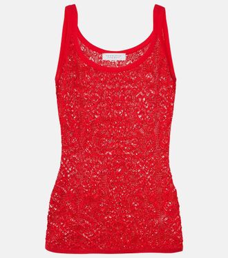 Gabriela Hearst Top Pontus en laine et soie mélangées