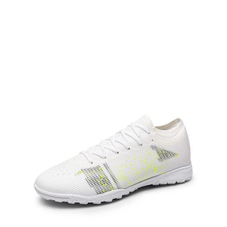 Dream Pairs Herren Fu&szlig;ballschuhe Hallenschuhe Fu&szlig;ballspiel Training Sportschuhe,Size 46,Weiss,SDSS2404M-E