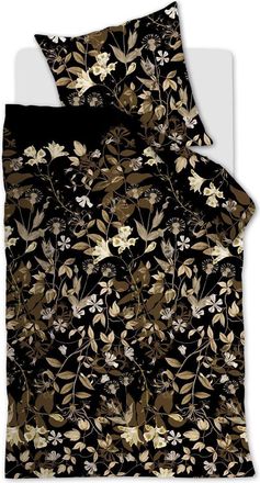 Beddinghouse Serpentine bettw&auml;sche-Set 2 TLG. - 135x200 - Braun - Baumwollsatin - mit Rei&szlig;verschluss