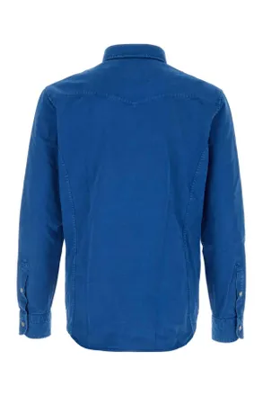 Tom Ford Cotton Denim Shirt - Blue