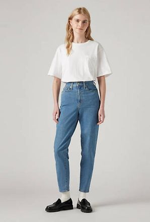 Levi's High-Raise Mom Jeans - Damen - Blau / Blau