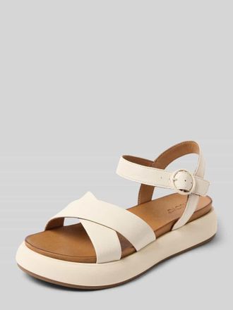 Inuovo Sandalette aus Leder mit Plateausohle