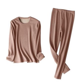 Generic Pyjama Homme Hiver Pyjama Polaire Homme Flanelle Fermeture &Eacute;clair Int&eacute;grale Hiver Nuits Douillettes et D&eacute;tente Confortable &agrave; Domicile