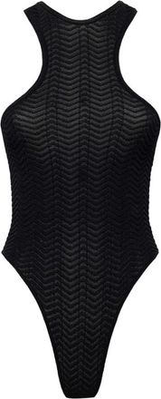 Laneus Femme, Tops, Noir, Taille: 38 FR Knit Body