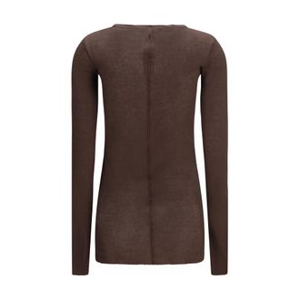 Rick Owens Womens Brown Cotton Sportswear Clothing