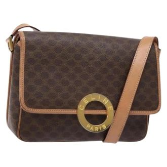 Celine Sac bandouli&egrave;re vintage Pre-owned - Femme - Pre-owned - Brun - Taille: ONE Size
