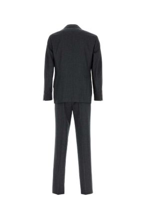 Brunello Cucinelli Tuxedo Pant Suit - Gray
